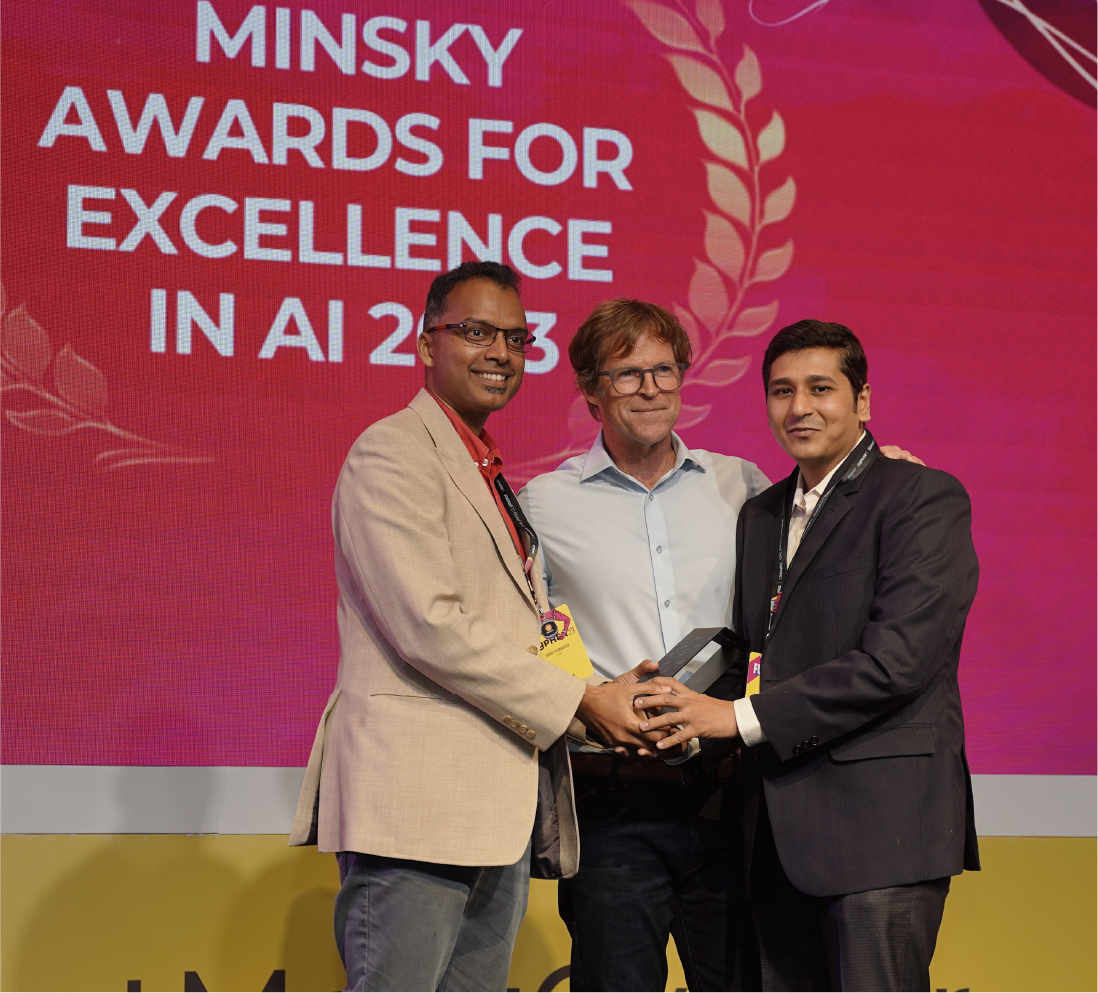 Target receiving Cypher award banner in red